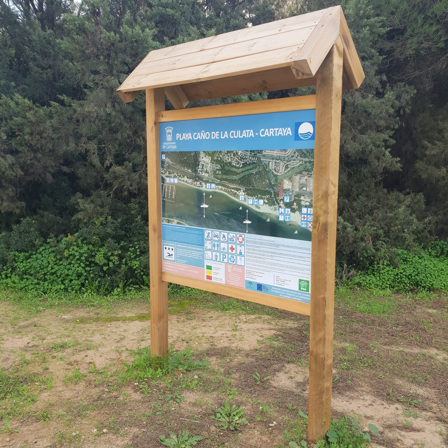 Panel informativo Circle | Soluciones de madera