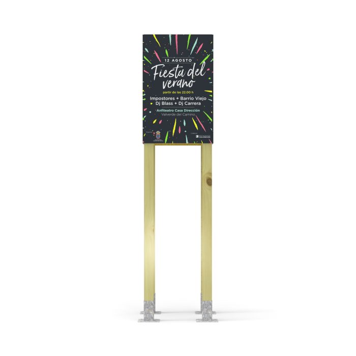 Panel informativo Echo | Soluciones de madera