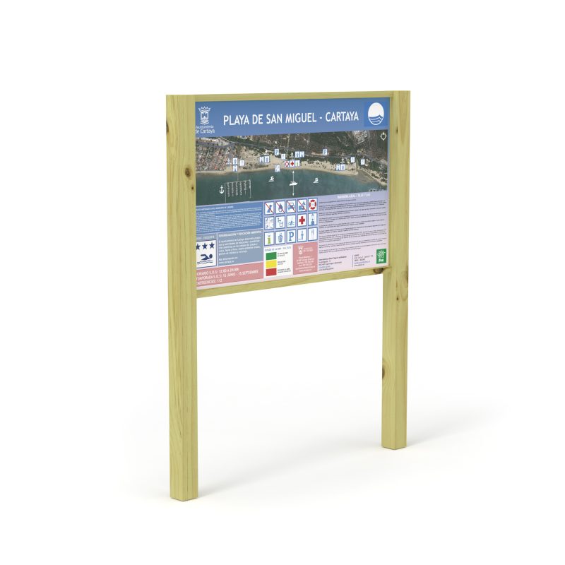 Panel informativo Carmen | Soluciones de madera