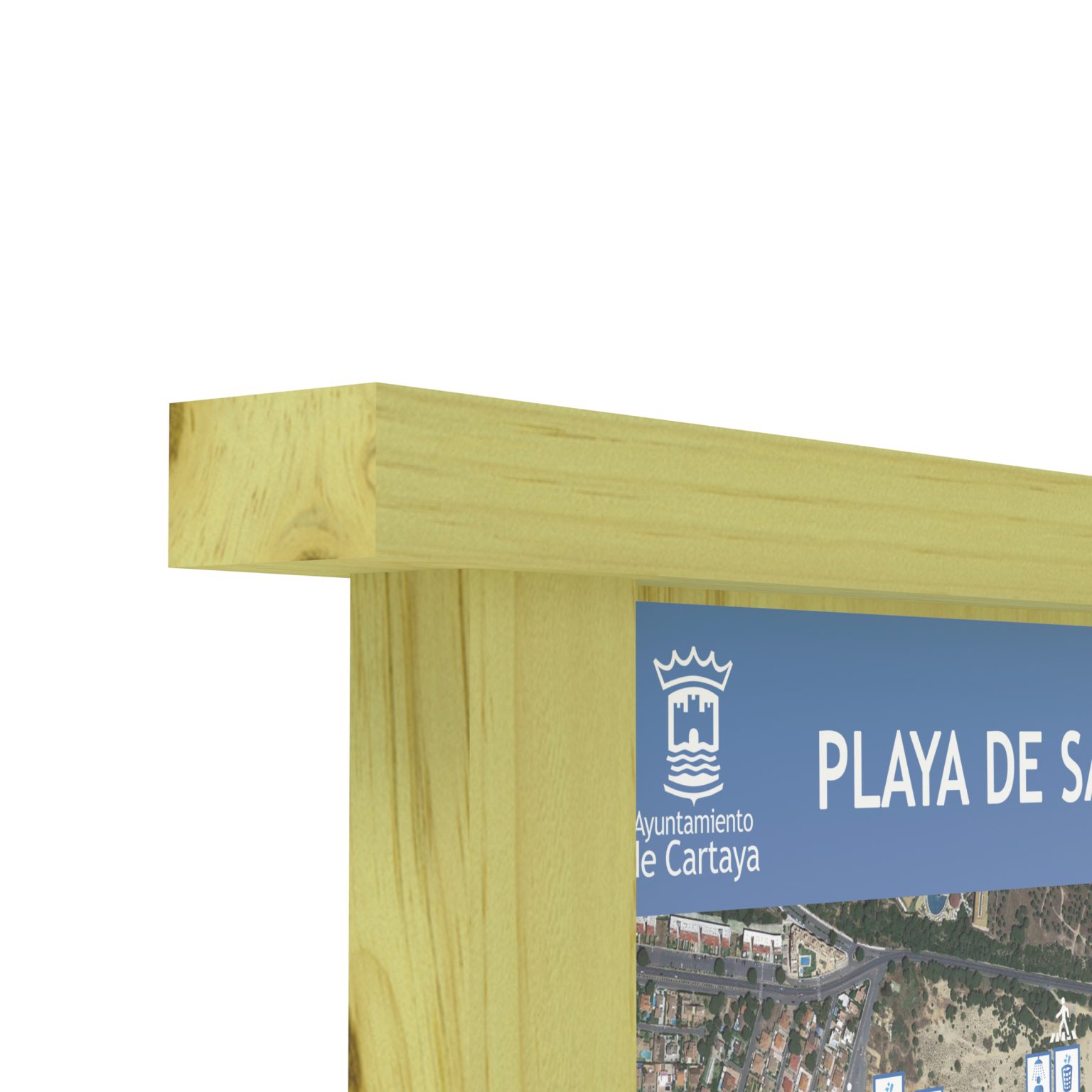 Panel informativo Maggiore | Soluciones de madera