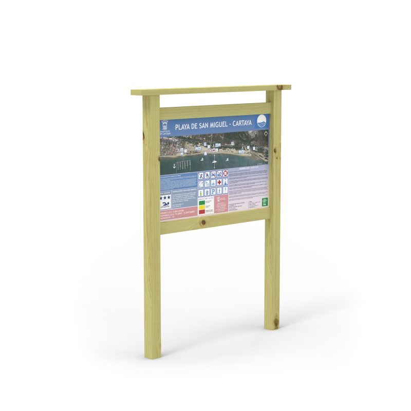 Panel informativo Valencia | Soluciones de madera