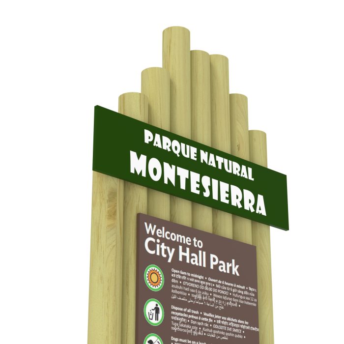 Panel informativo Nebula | Soluciones de madera